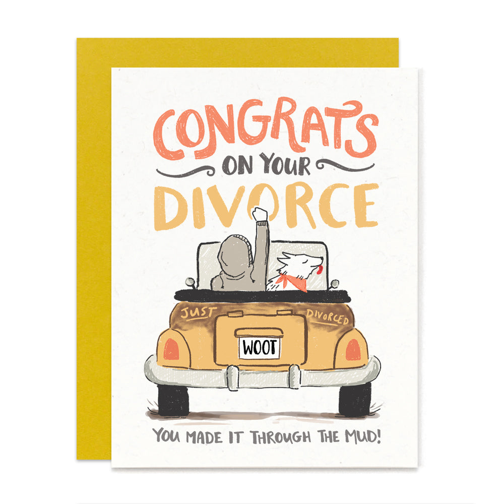 Congrats Divorce Card – Paper Pony Co.